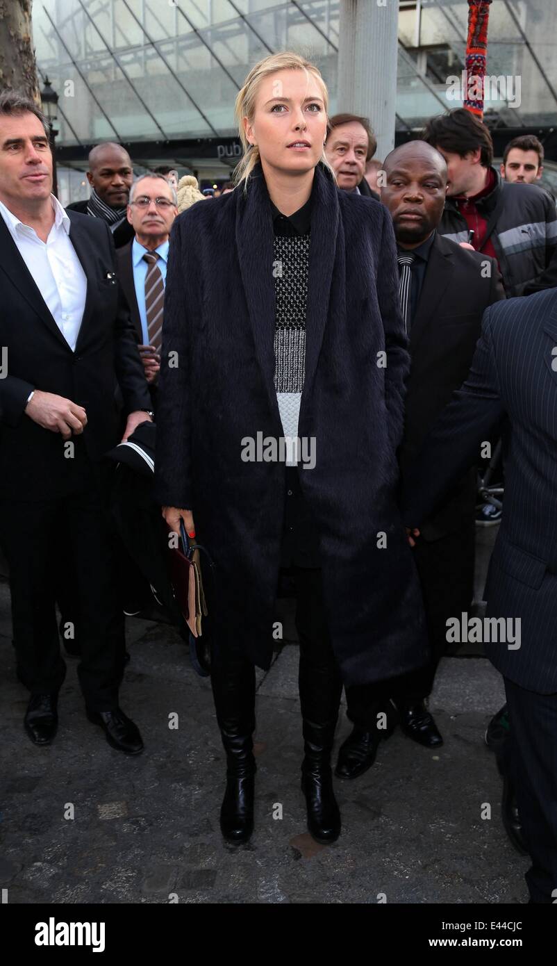 Maria Sharapova promotes her new candy collection 'Sugarpova' during an ...