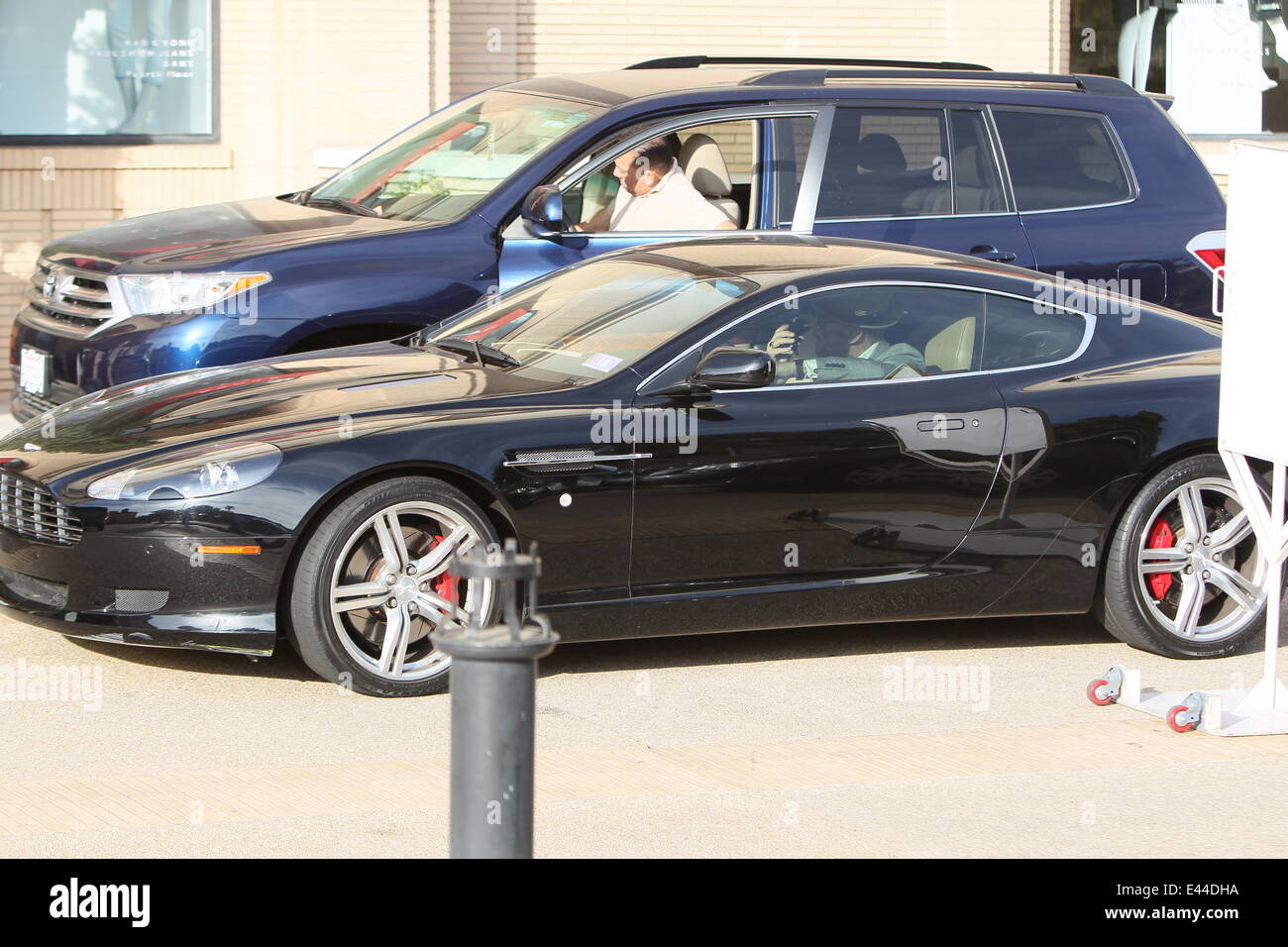 Matt Goss and Robin Antin seen shopping together at Barneys of New York ...