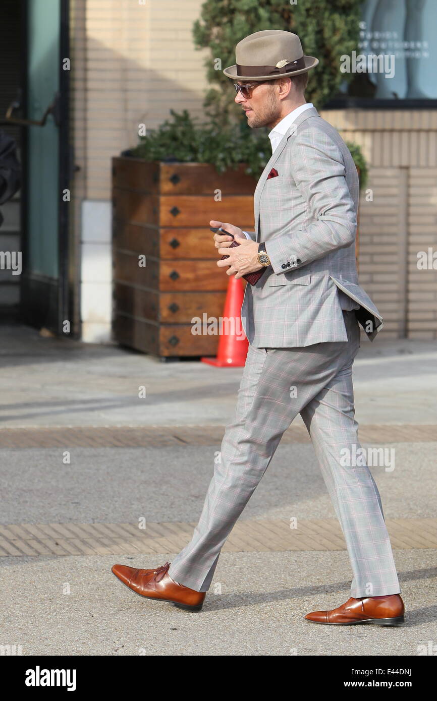 Matt Goss and Robin Antin seen shopping together at Barneys of New York ...