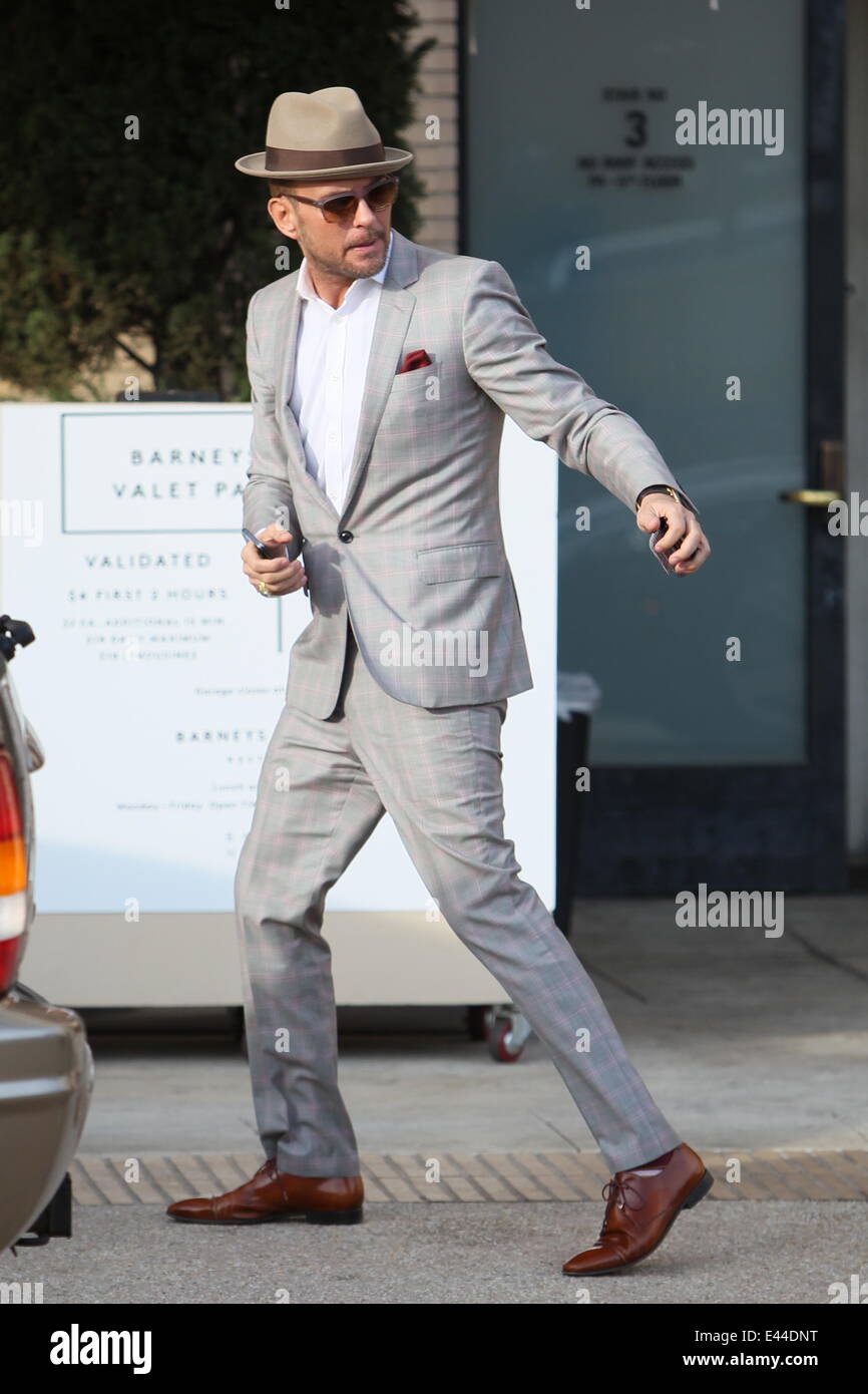 Matt Goss and Robin Antin seen shopping together at Barneys of New York ...