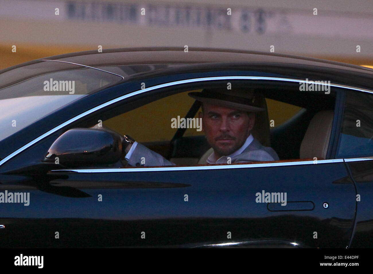 Matt Goss and Robin Antin seen shopping together at Barneys of New York ...