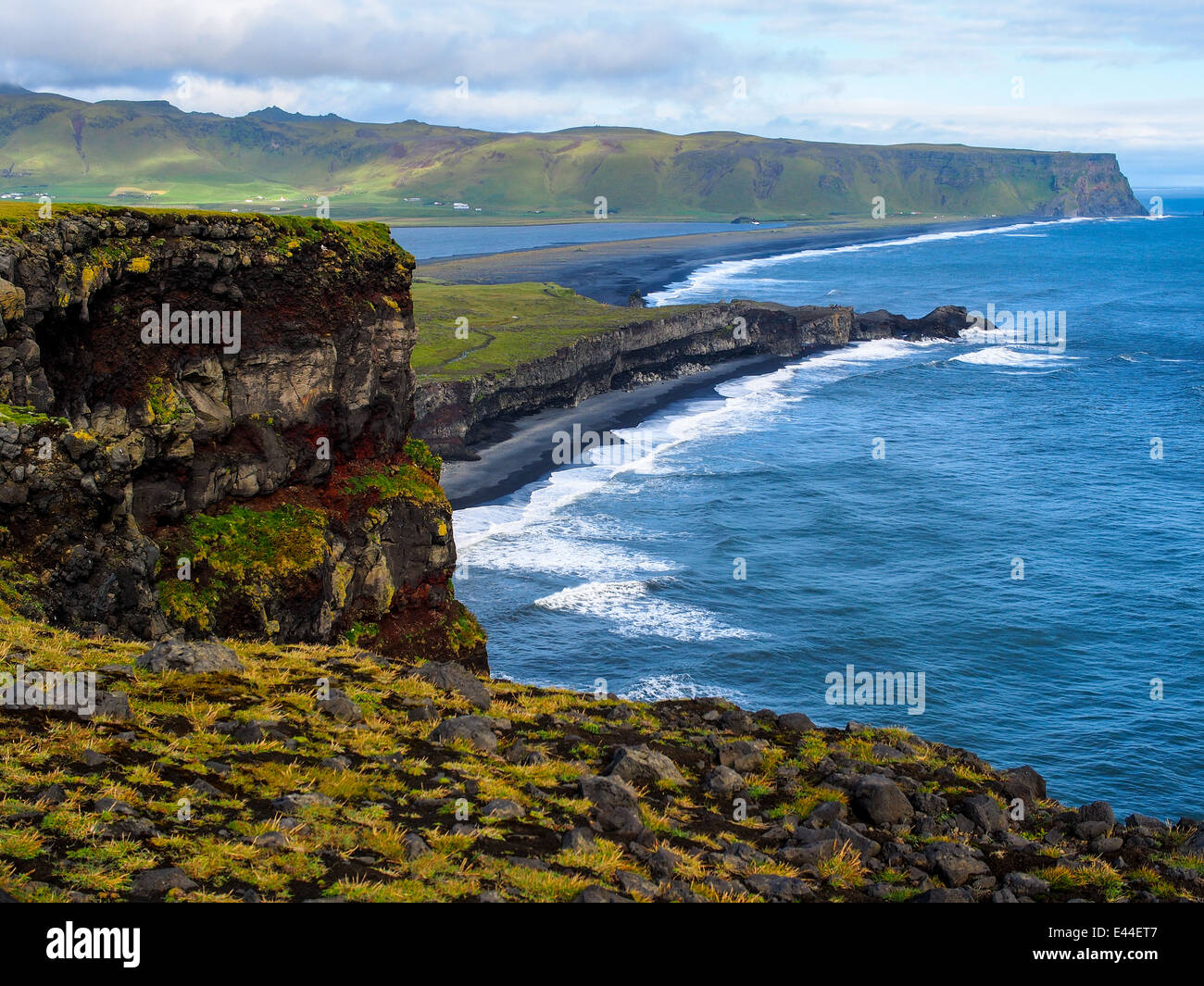 a natural rock formation - Dyrholey Iceland Stock Photo - Alamy