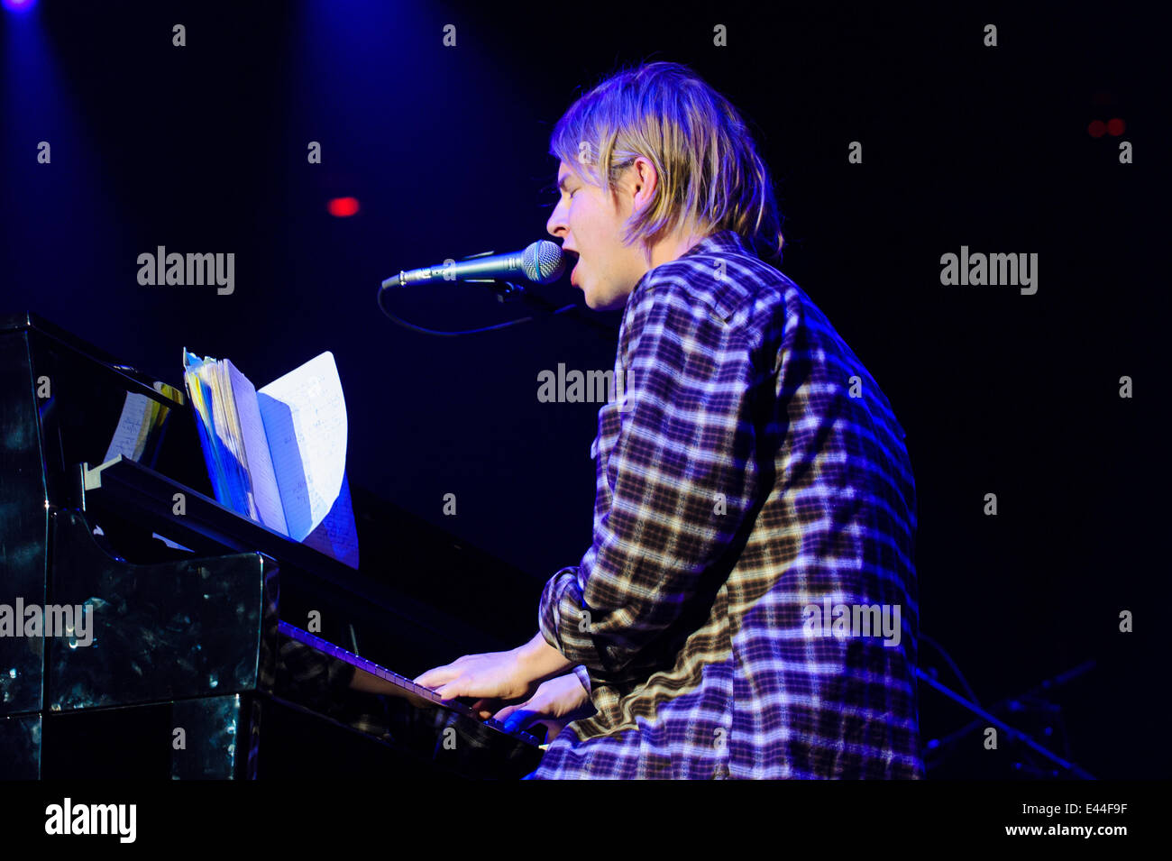 Tom Odell performing live at Madison Square Garden Featuring: Tom Odell ...