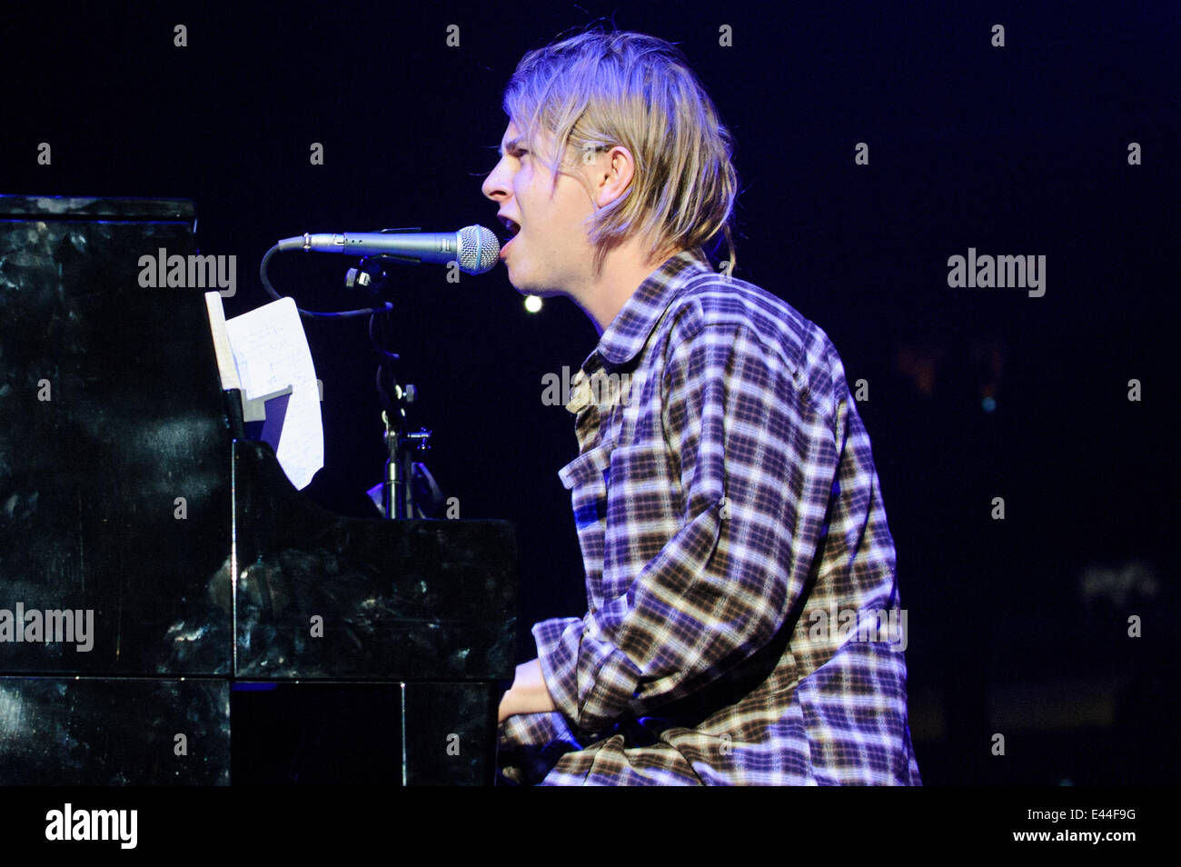 Tom Odell performing live at Madison Square Garden Featuring: Tom Odell ...
