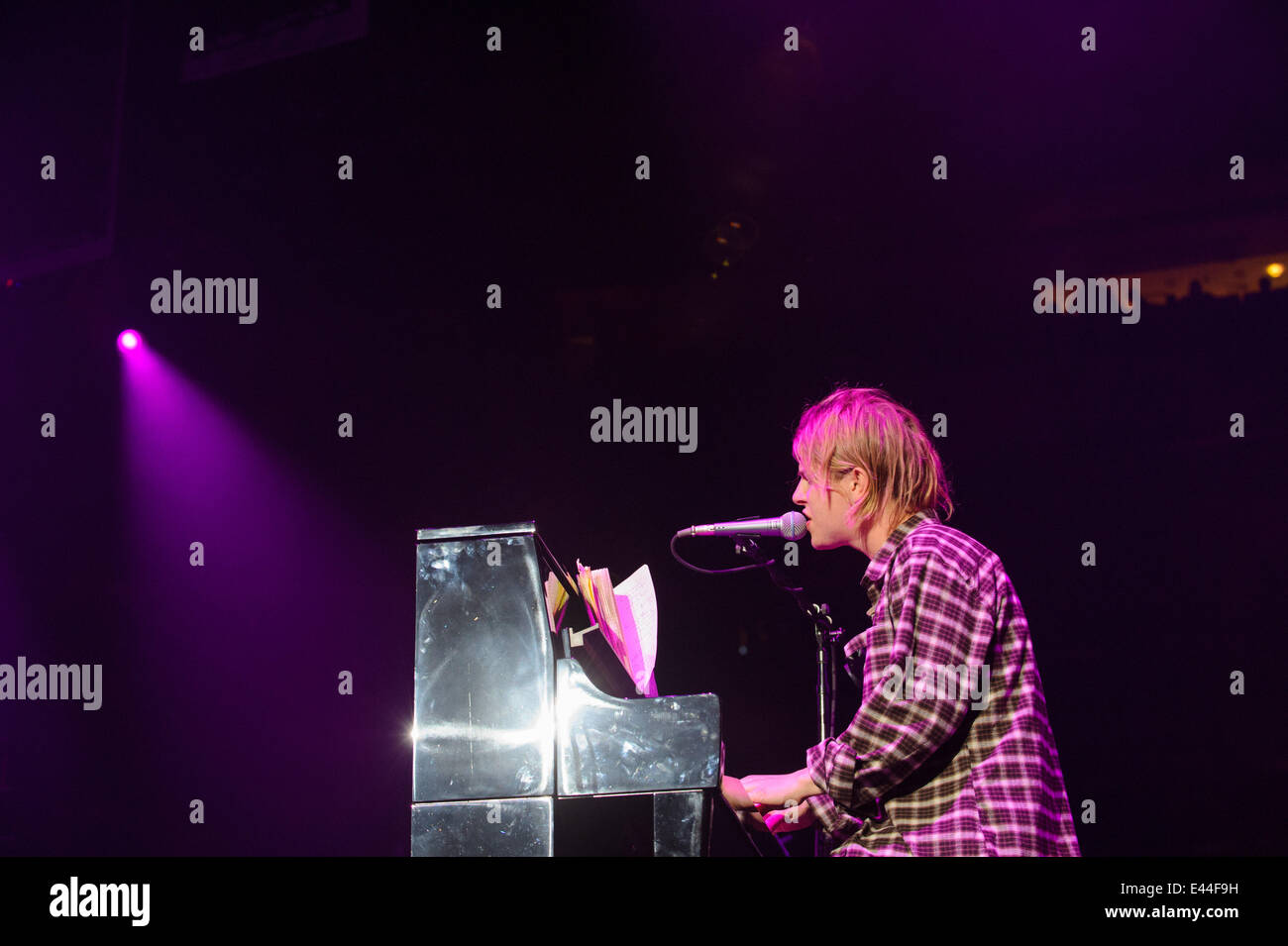 Tom Odell performing live at Madison Square Garden Featuring: Tom Odell ...