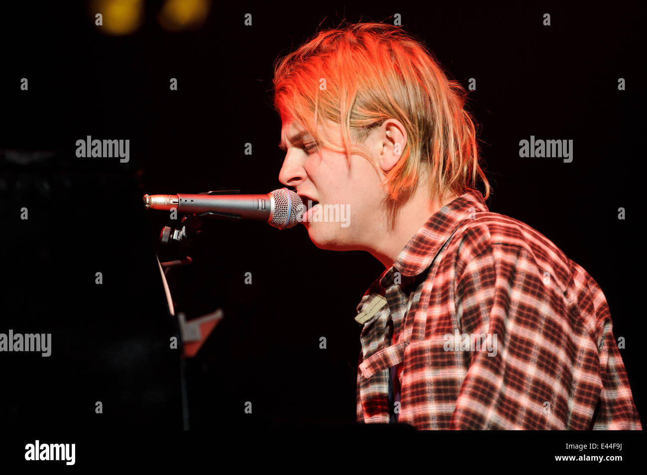 Tom Odell performing live at Madison Square Garden Featuring: Tom Odell ...