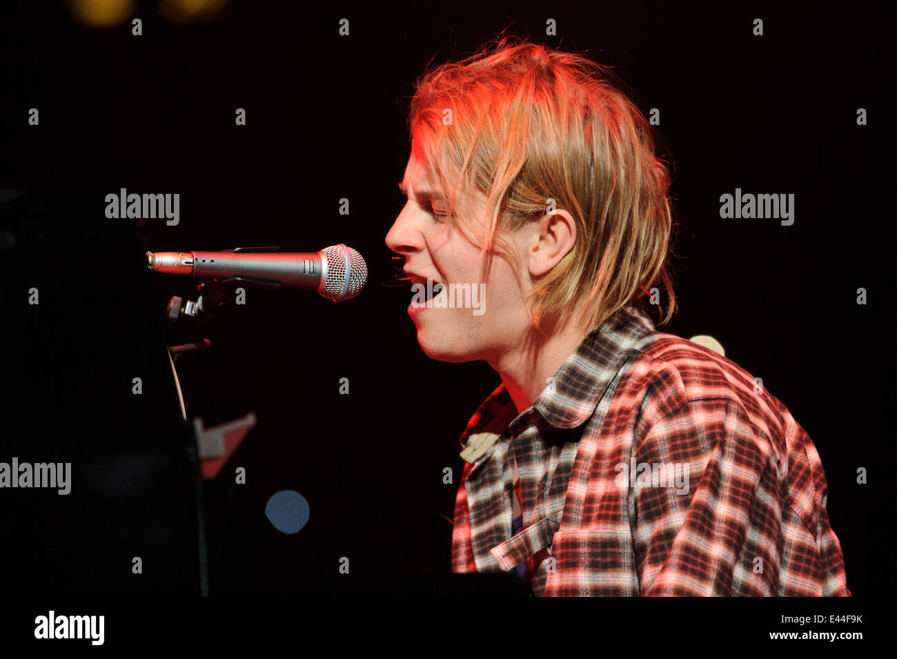 Tom Odell performing live at Madison Square Garden Featuring: Tom Odell ...