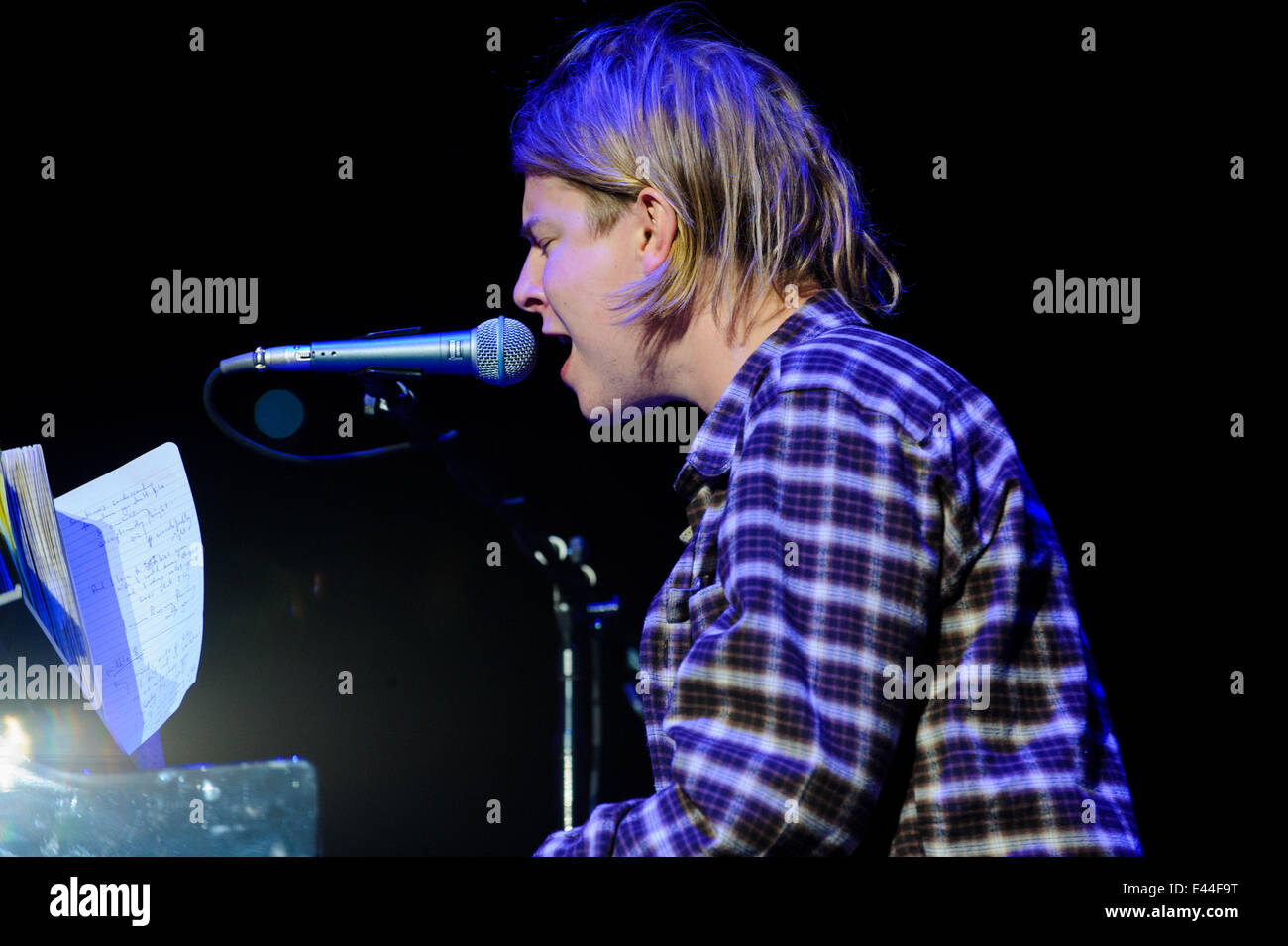 Tom Odell performing live at Madison Square Garden Featuring: Tom Odell ...