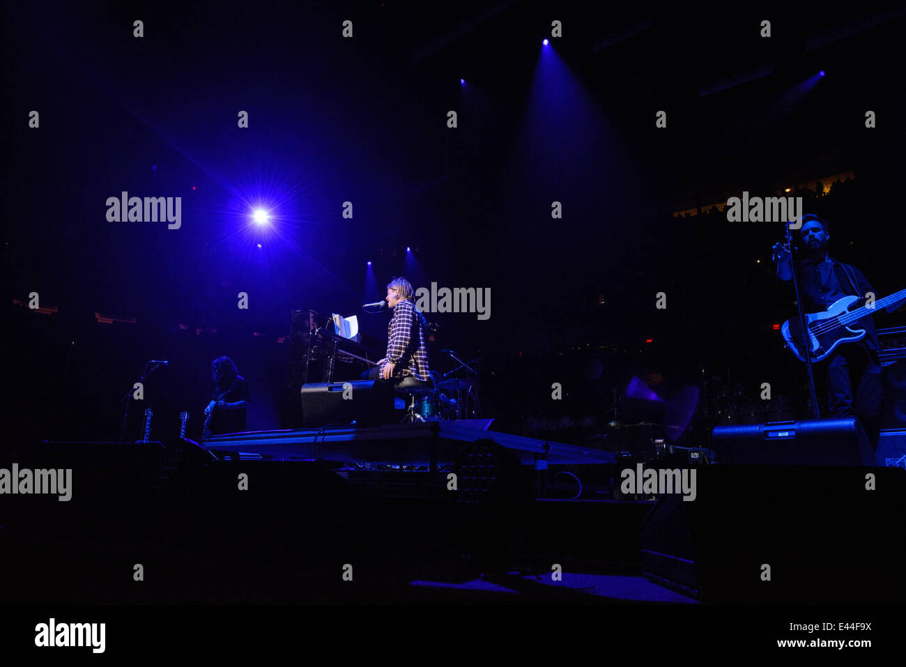 Tom Odell performing live at Madison Square Garden Featuring: Tom Odell ...