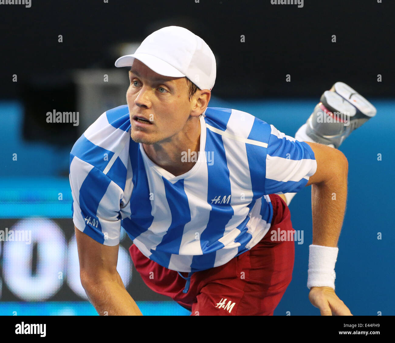 Australian Open Tennis 2014. Melbourne. Australia. Thursday 23.1.2014 ...