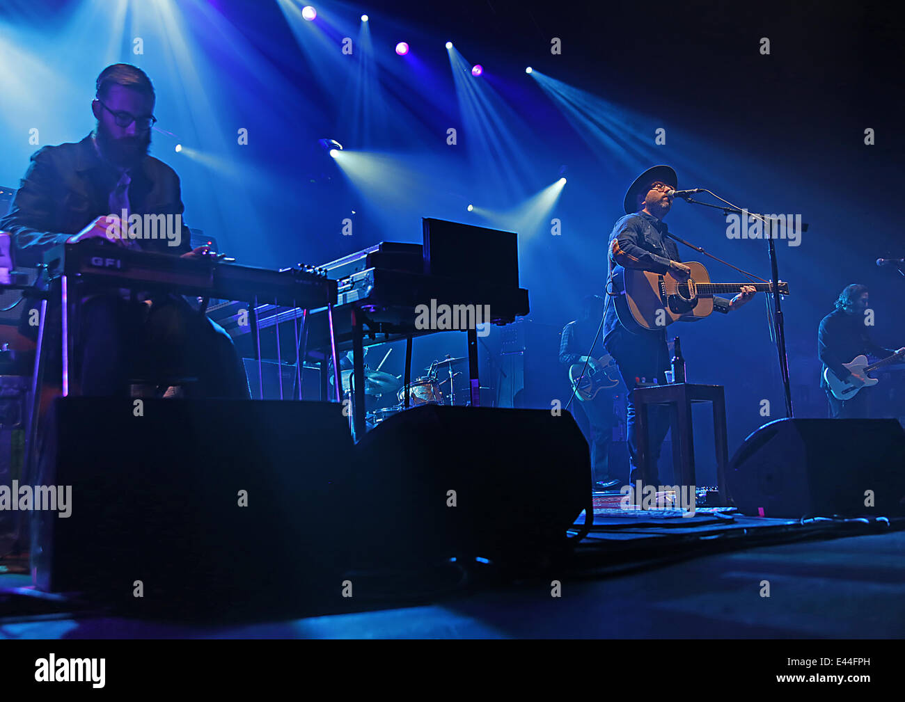 City and Colour performing live on stage at the Manchester O2 Apollo ...