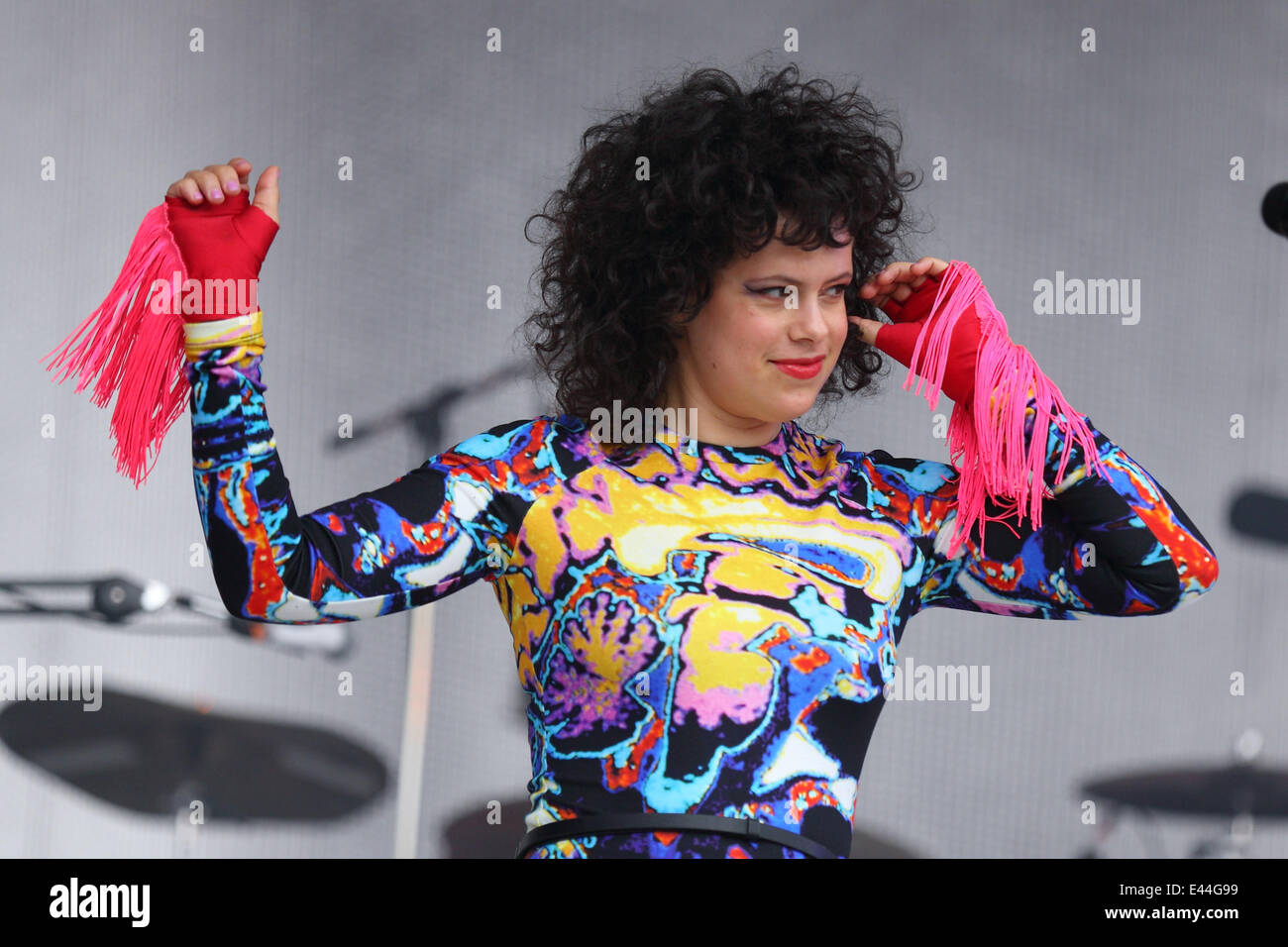 2014 Big Day Out Festival Arcade Fire Performing On Stage Featuring