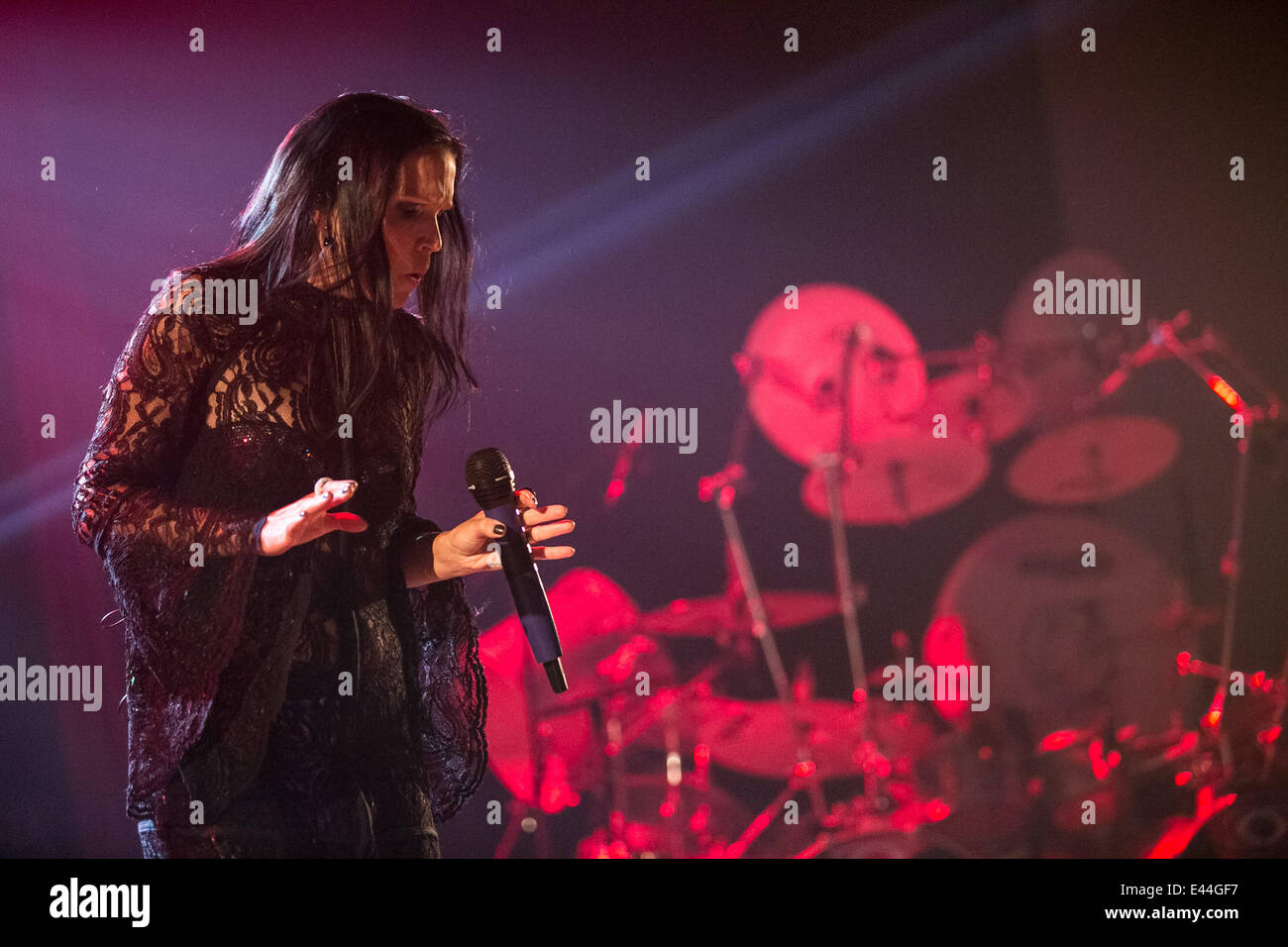 Tarja performing live in concert at the Aula Magna Featuring: Tarja ...