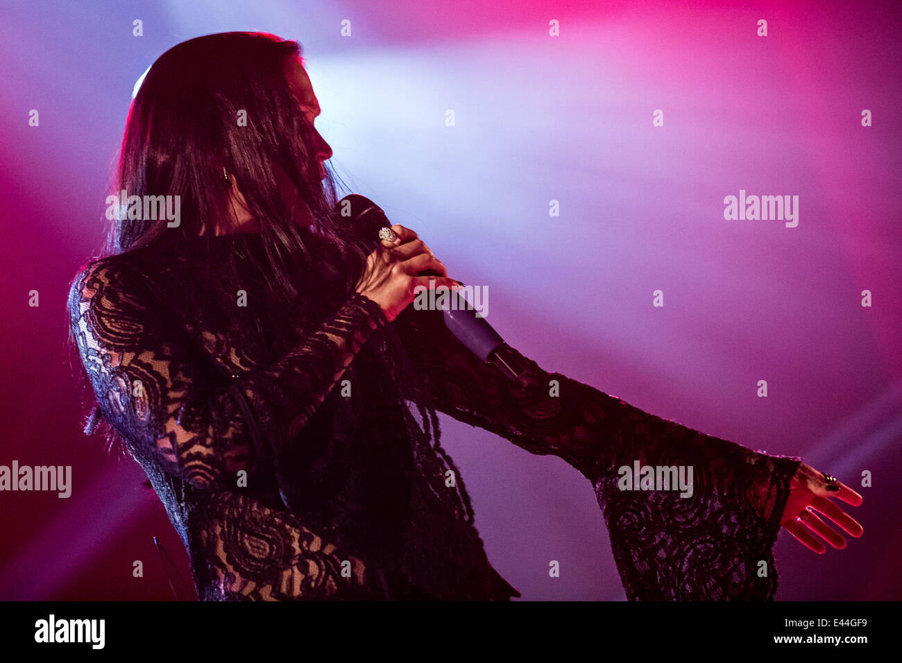 Tarja performing live in concert at the Aula Magna Featuring: Tarja ...