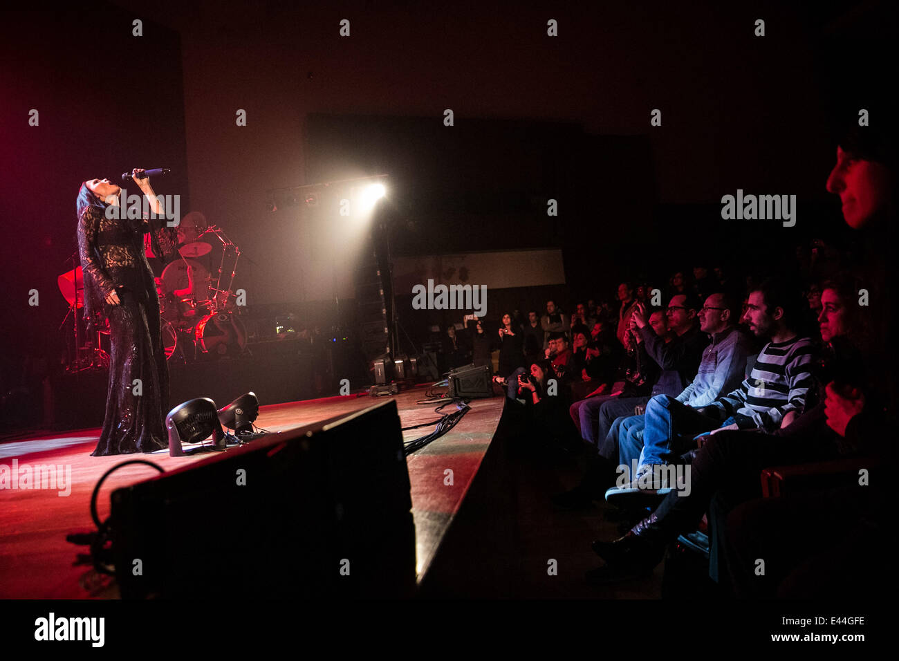 Tarja performing live in concert at the Aula Magna Featuring: Tarja ...