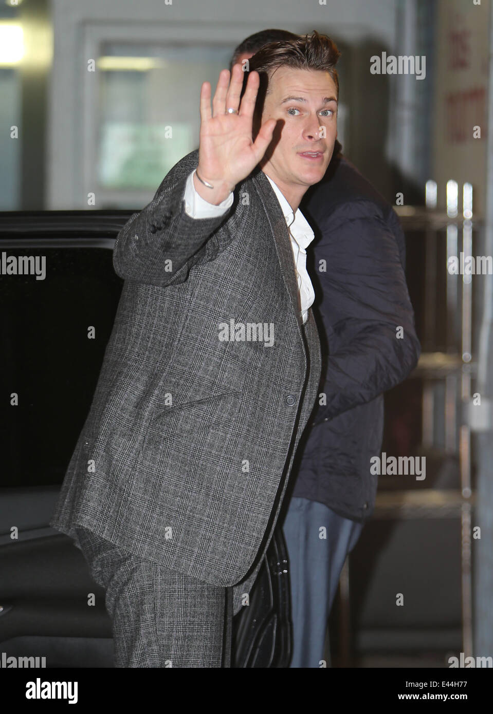 Lee Ryan outside the ITV studios Featuring: Lee Ryan Where: London ...