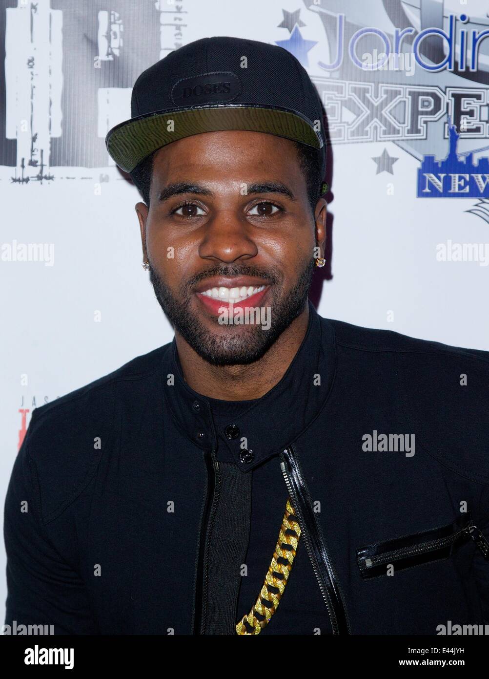 Jordin Sparks and Jason Derulo welcome to New York Red, White and Black ...