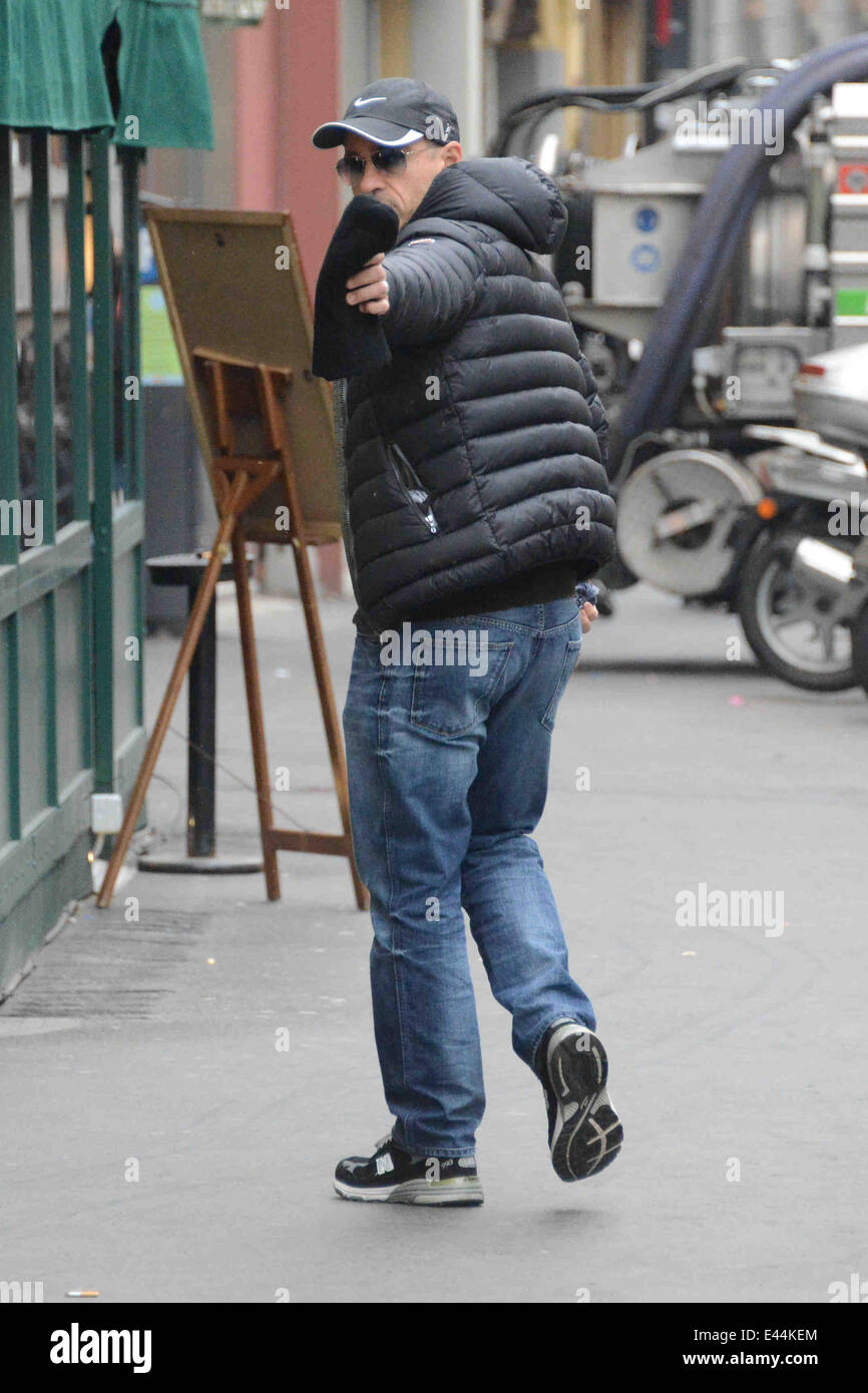 Eros Ramazzotti out and about with his partner, Marica Pellegrinelli ...