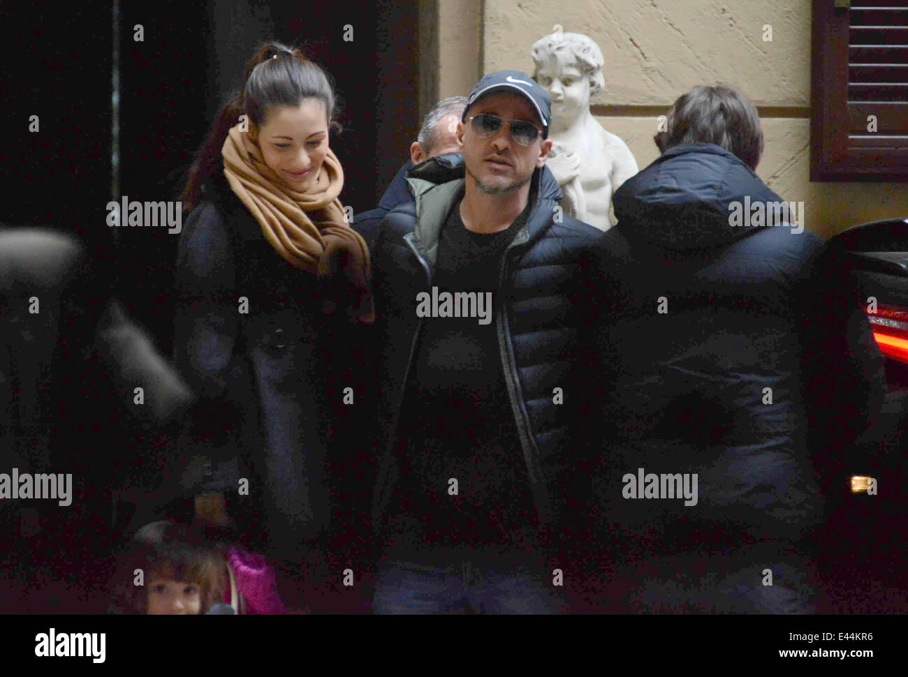 Eros Ramazzotti out and about with his partner, Marica Pellegrinelli ...