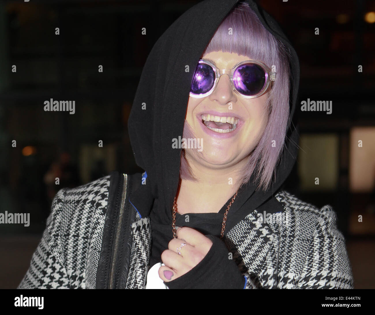 Kelly Osbourne arrives at London Heathrow with a friend after a flight ...