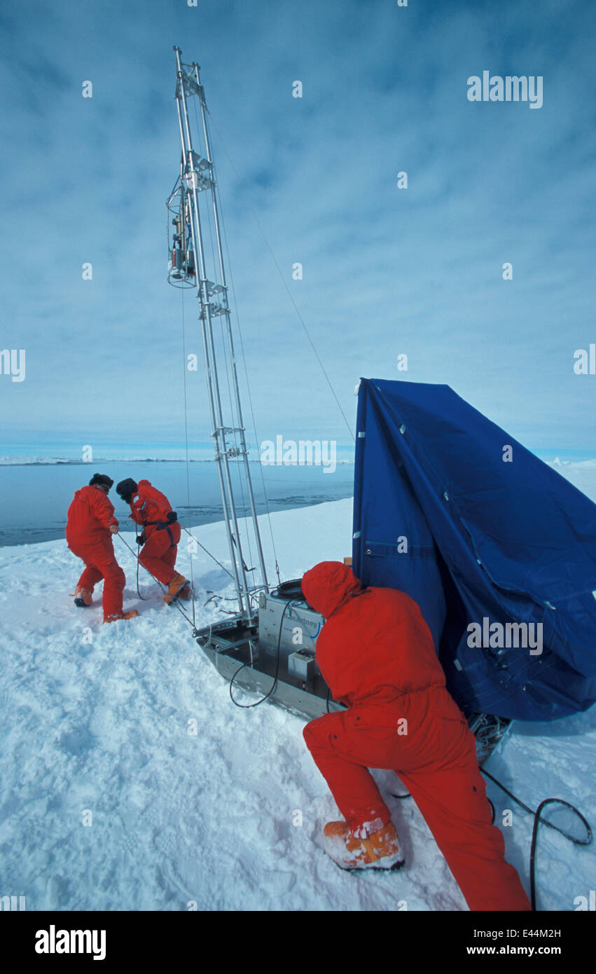 Scientists collecting ice samples hi-res stock photography and images ...