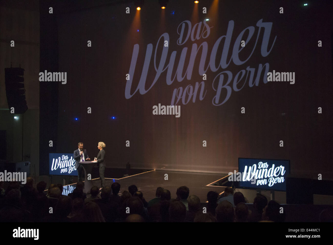 Press conference for the new musical 'Das Wunder von Bern' at Stage ...