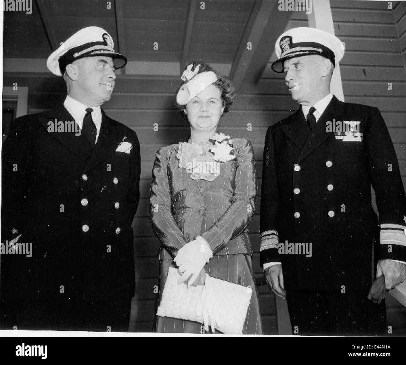 A photograph capturing communication activities at the Naval Air ...