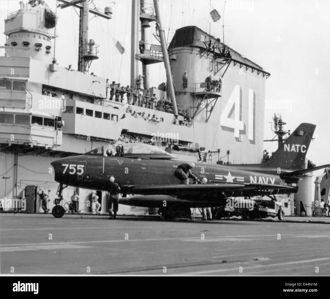 1950s era naval fighter aircraft hi-res stock photography and images ...
