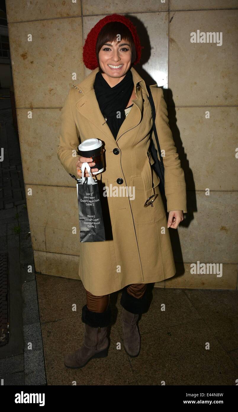 Flavia Cacace and Vincent Simone at the Today FM studios for the Ray ...