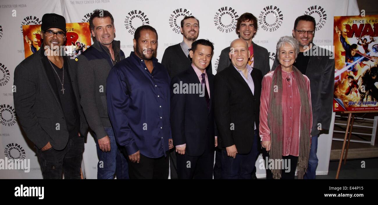 Celebrities attend the west coast premiere screening of Justice League ...