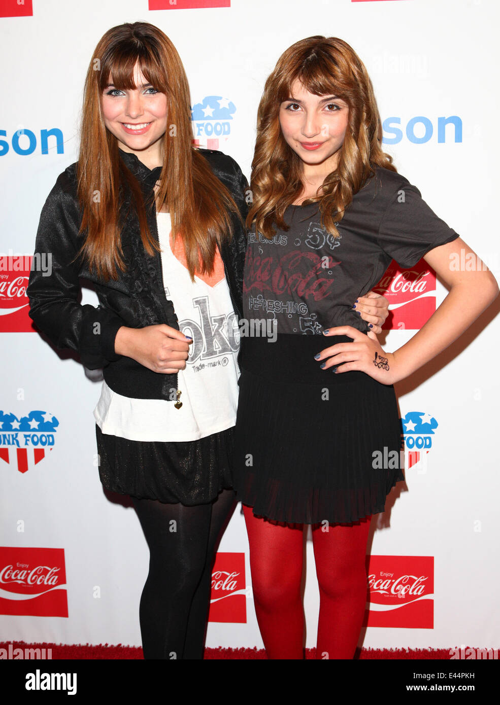 Julianna Rose, Jennessa Rose Coca-Cola's 125th Birthday Fashion ...