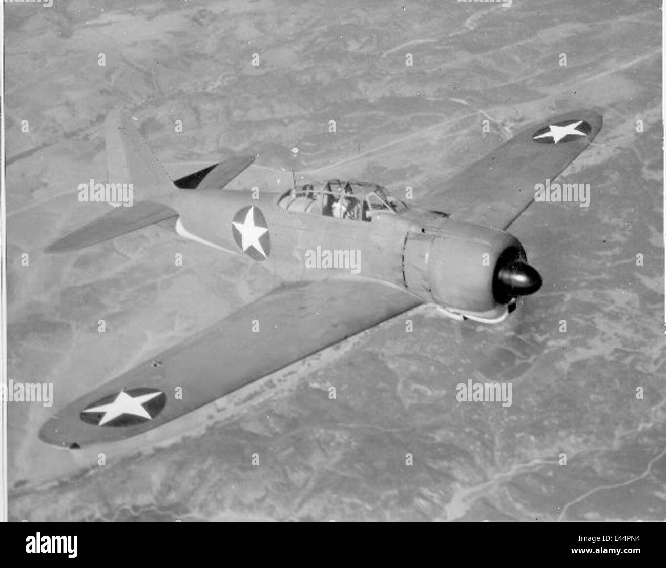 This image shows a captured Japanese Zero aircraft, a key fighter used ...