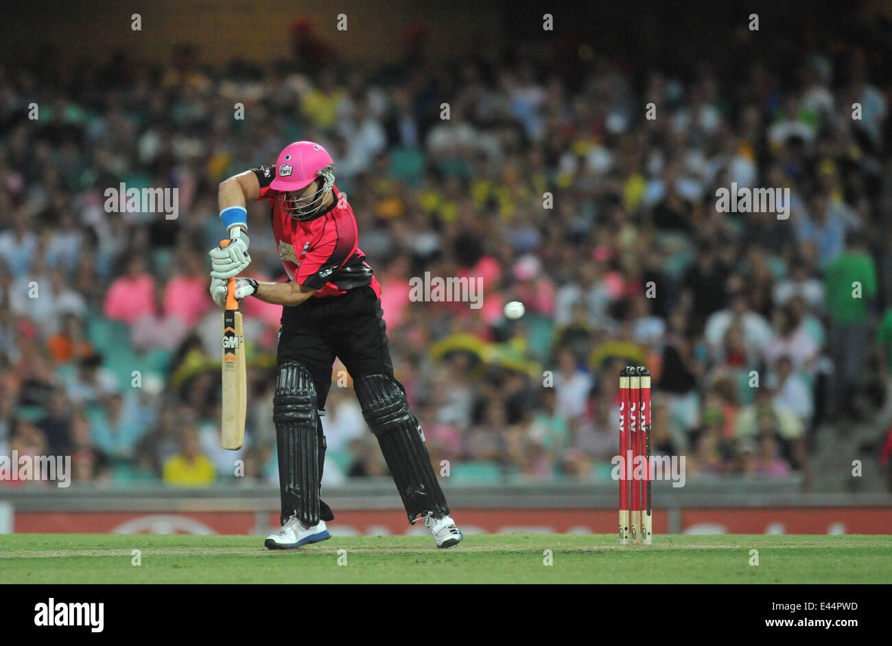 Michael Lumb Melbourne Renegades in Australia's T20 KFC Big Bash League ...