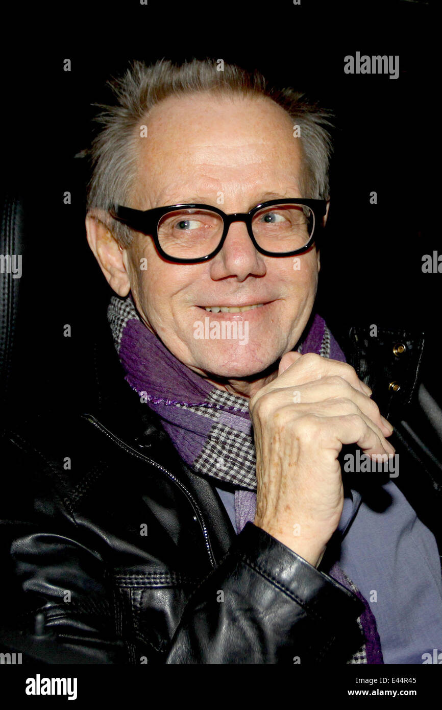 True Blood actor Willam Sanderson is seen leaving Mr. Chow Restaurant ...