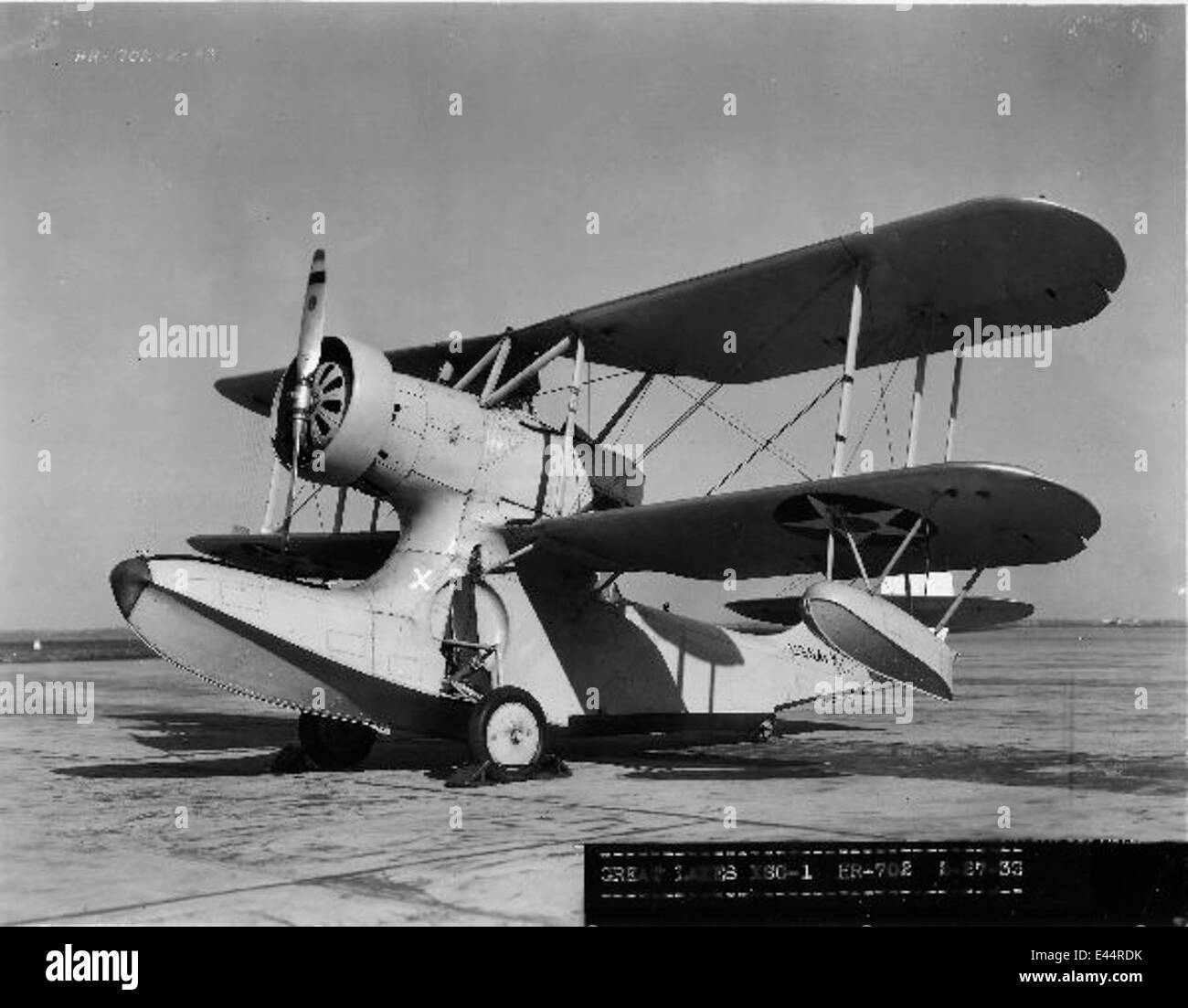 A photograph of the Great Lakes XSG1 aircraft, showcasing its unique ...