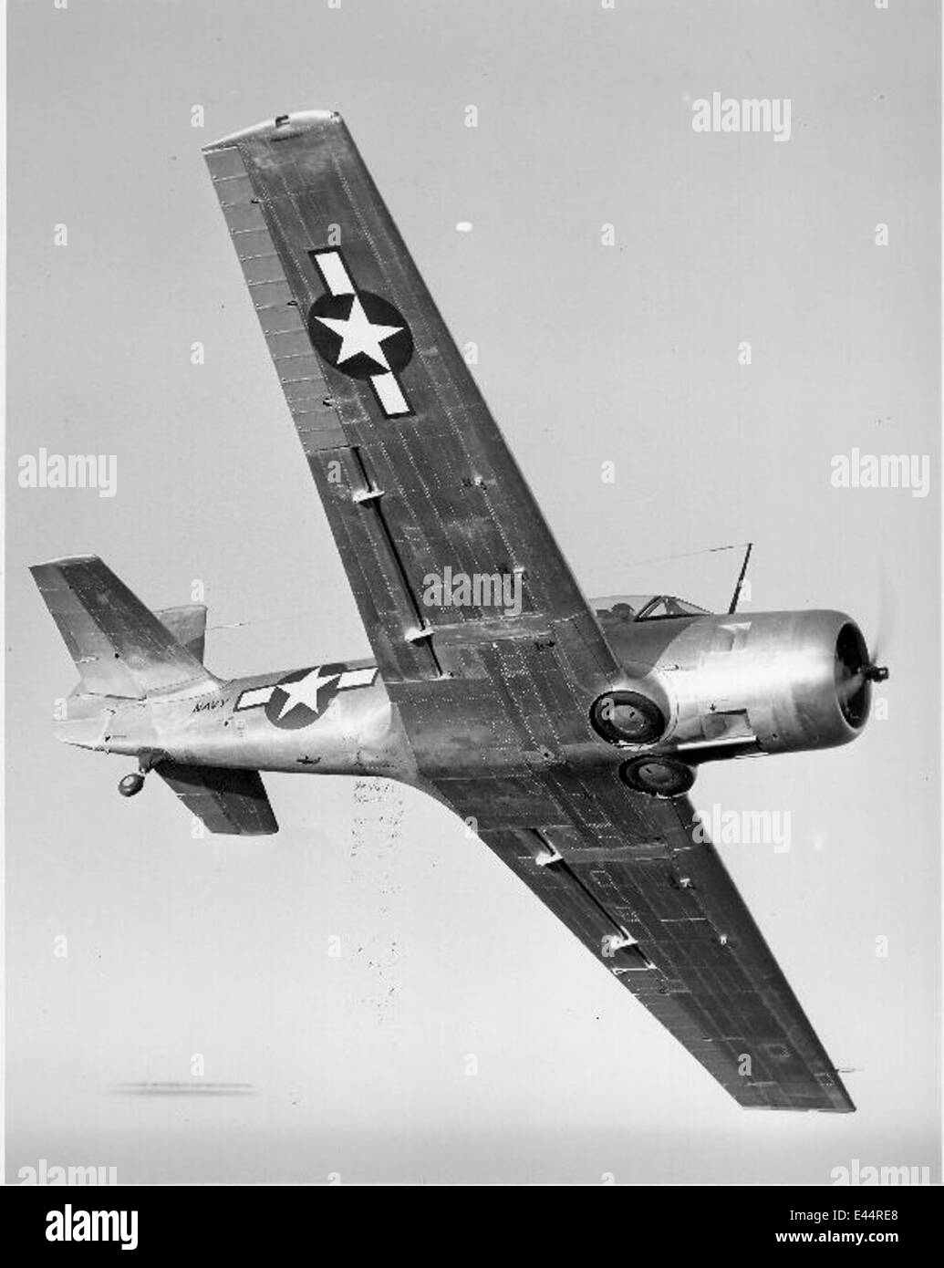 The Fairchild XNQ1 aircraft in flight, showcasing its design as an ...