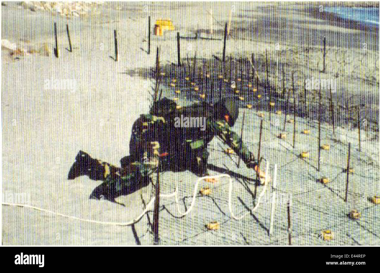 A photograph of an EOD (Explosive Ordnance Disposal) technician ...