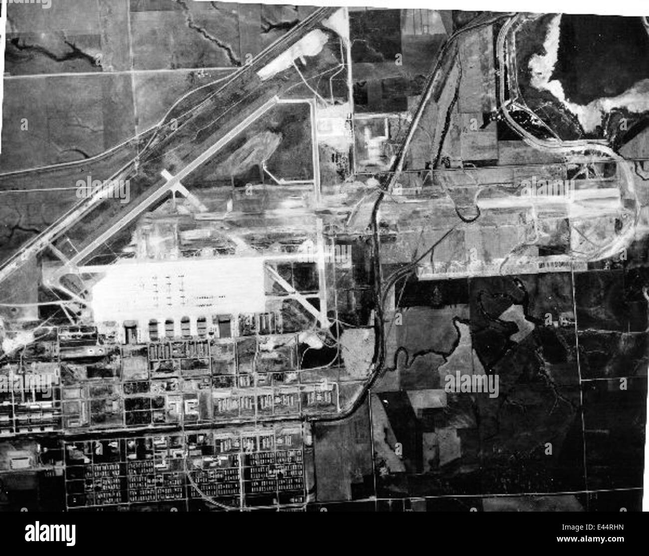 A photograph showing an overhead view of NAS Lincoln, a significant ...
