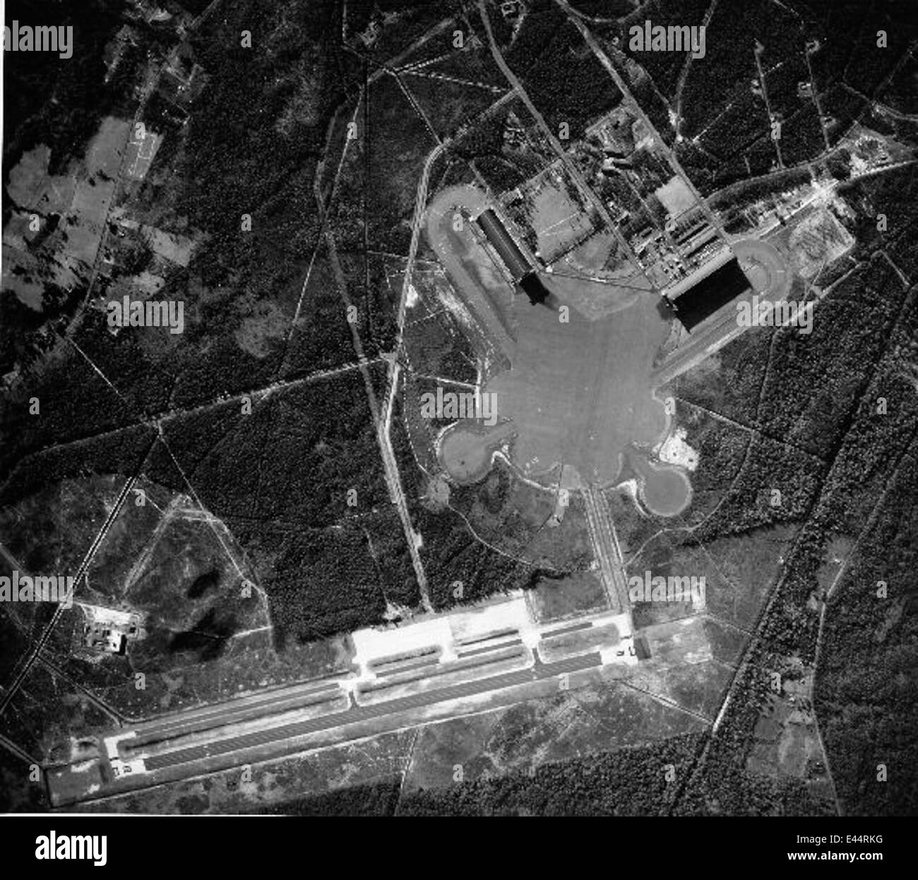 A photograph of NAS Glynco (Naval Air Station Glynco), capturing ...