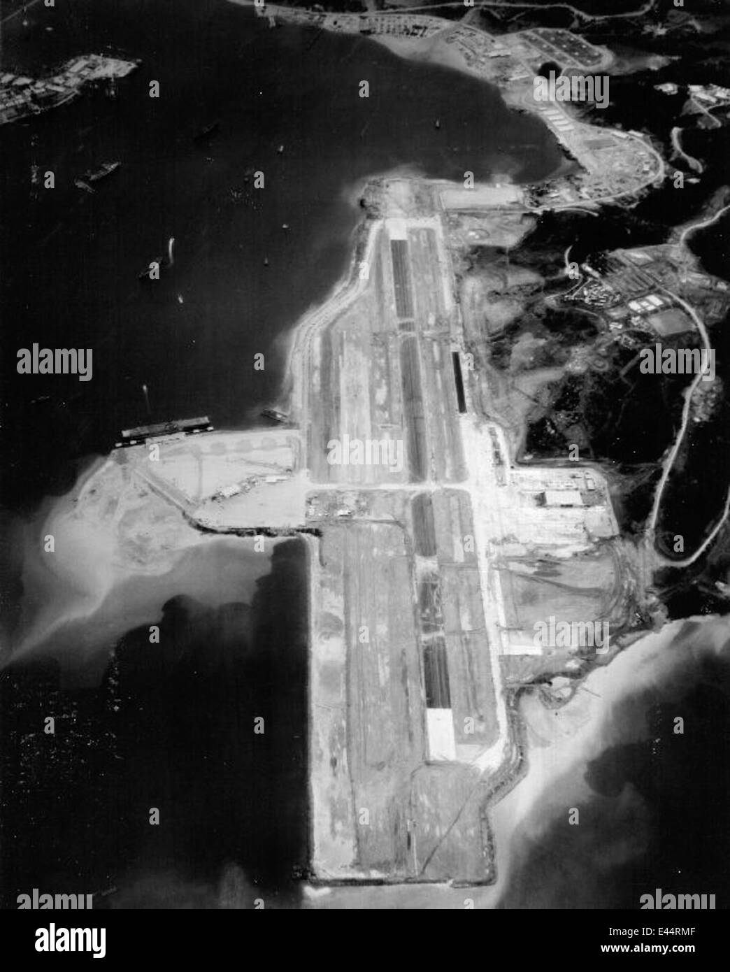 Photograph of NAS Cubi Point, a United States Navy base in the ...