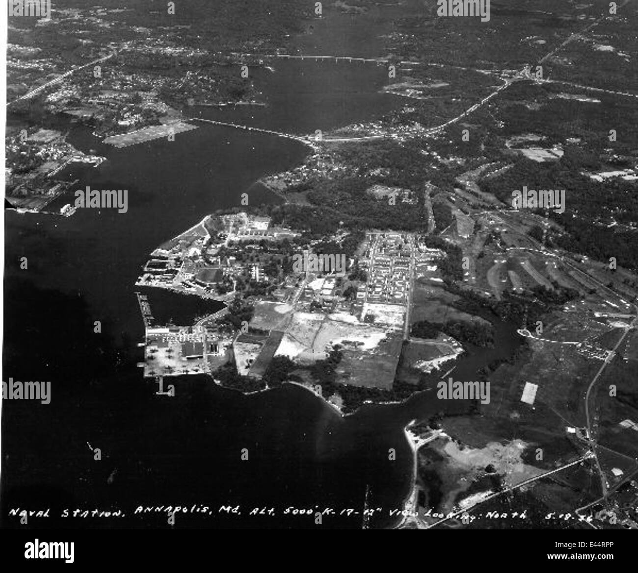 A photograph of the Naval Air Facility in Annapolis, Maryland ...