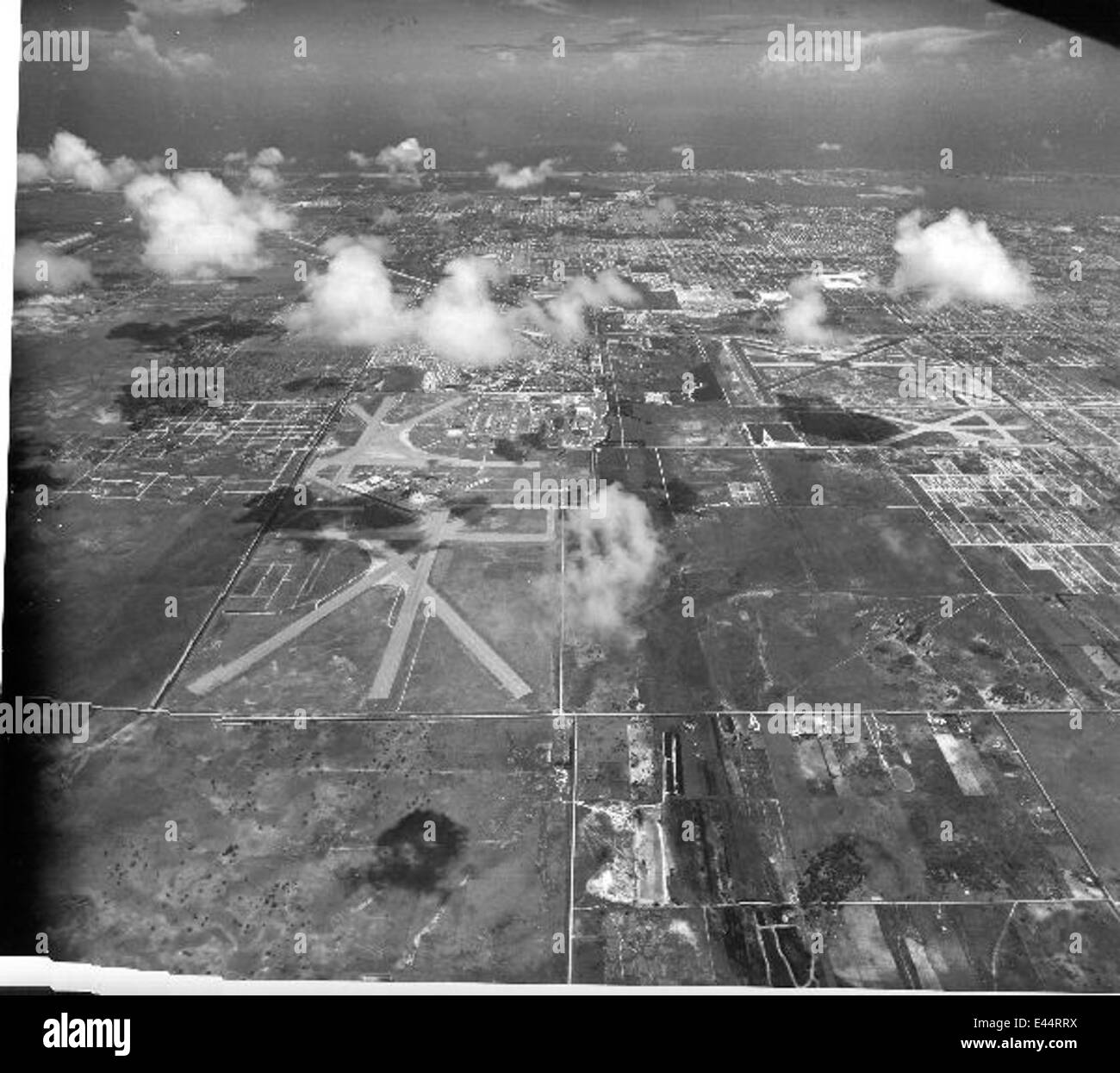 A photograph of Marine Corps Air Station (MCAS) Miami in 1952 ...