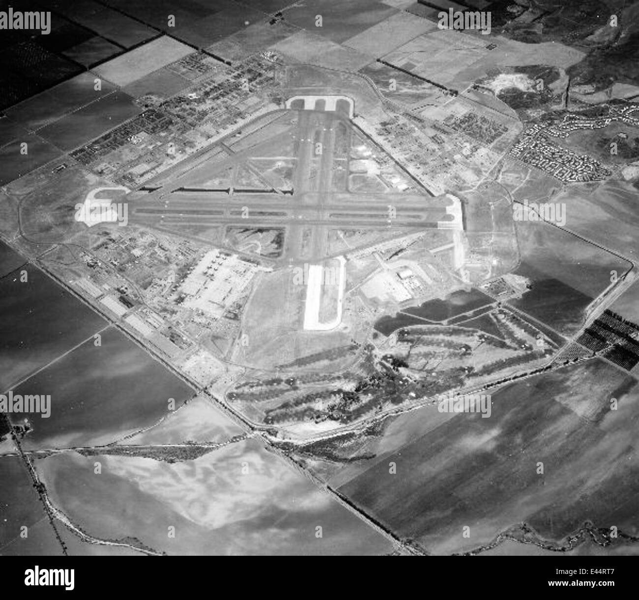 This photograph shows Marine Corps Air Station El Toro, a major U.S ...