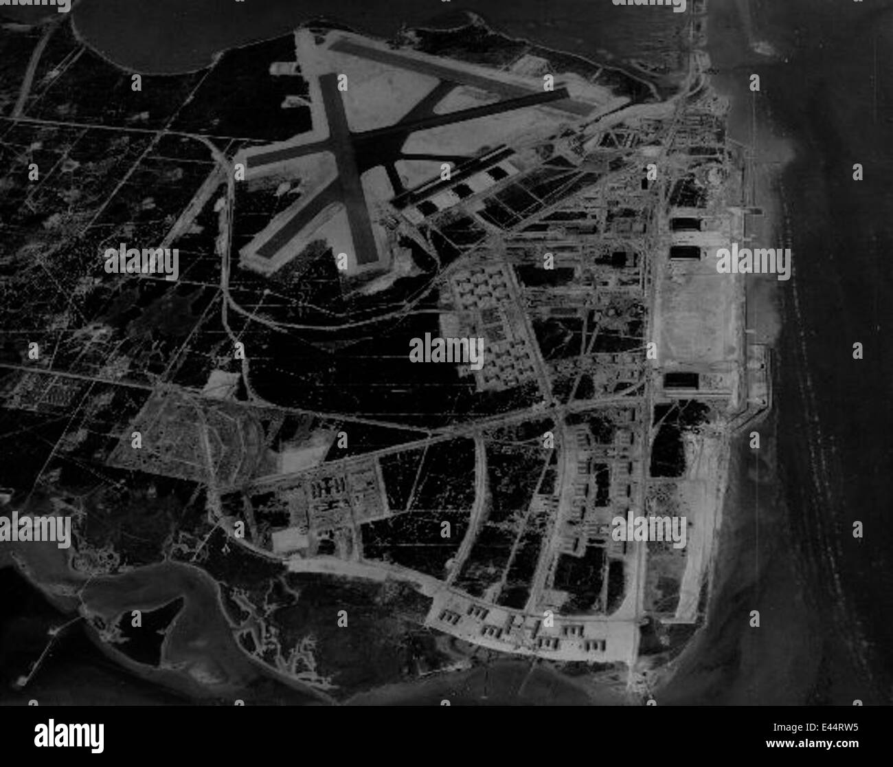 This photograph captures a U.S. Navy aircraft at Naval Air Station (NAS ...
