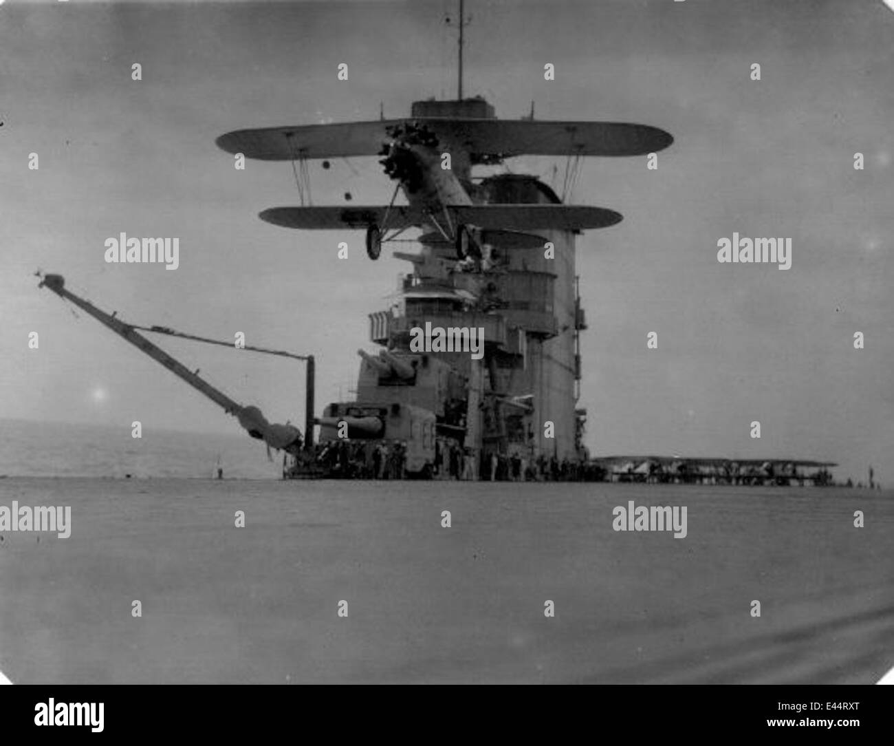 This photograph captures the F3B aircraft, assigned to the USS ...