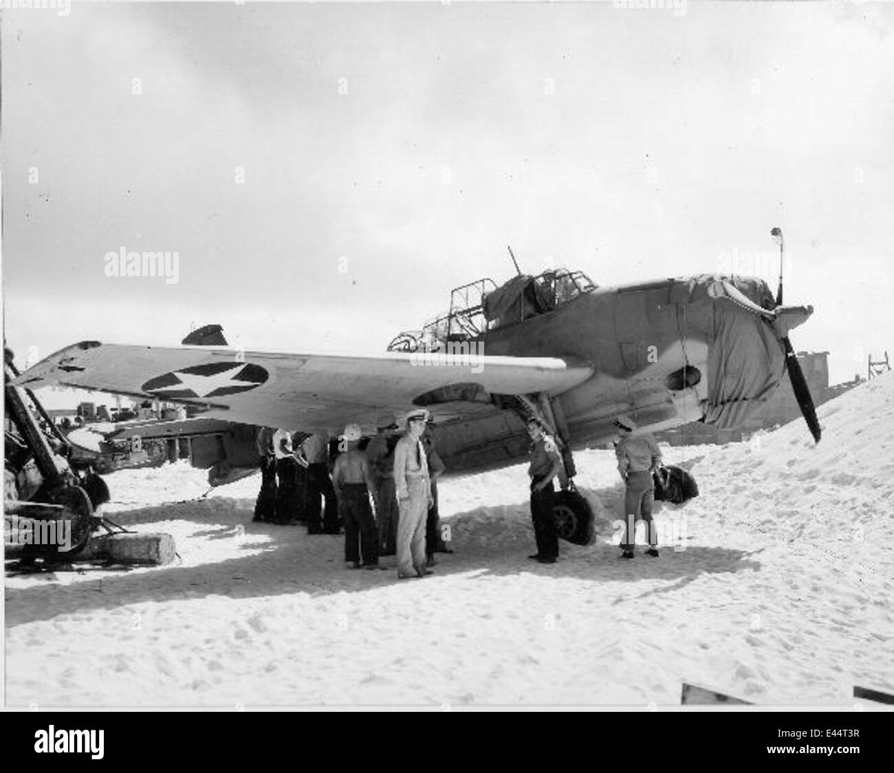 damaged VT8 TBF Midway Stock Photo - Alamy