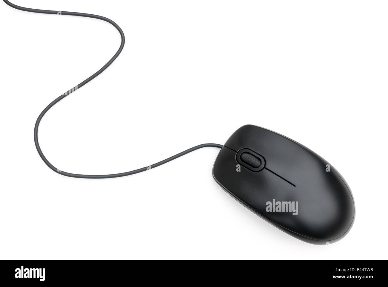 top view black mouse Stock Photo - Alamy