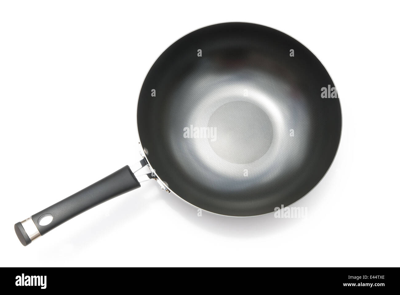 top view of a saucepan on white Stock Photo - Alamy
