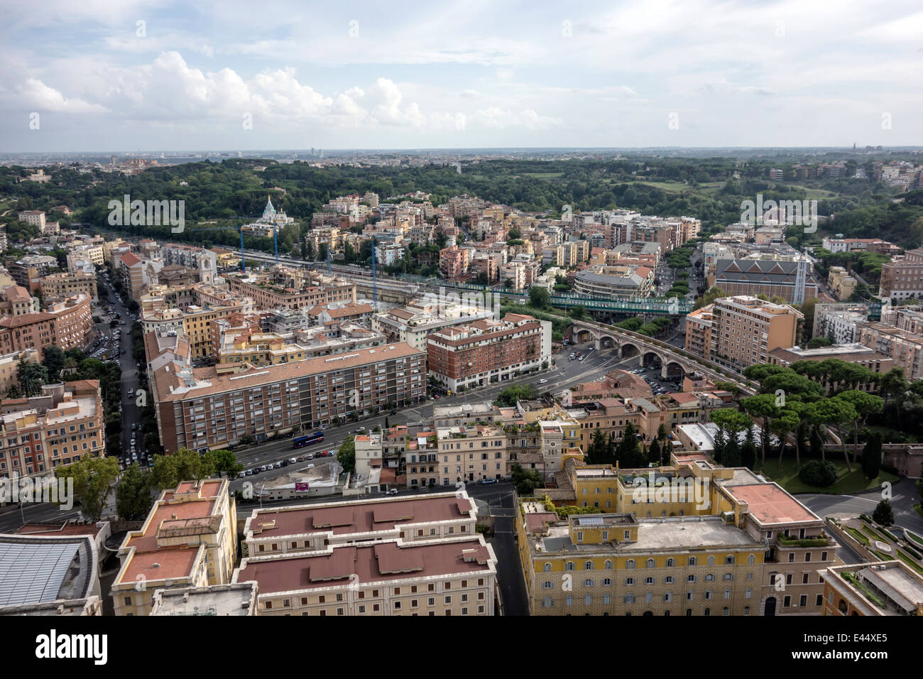 Panorama view of Rome, Italy Stock Photo - Alamy