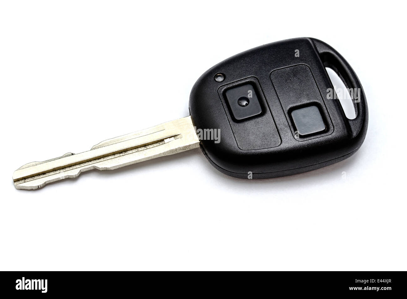 Car key isolated on white background Stock Photo - Alamy